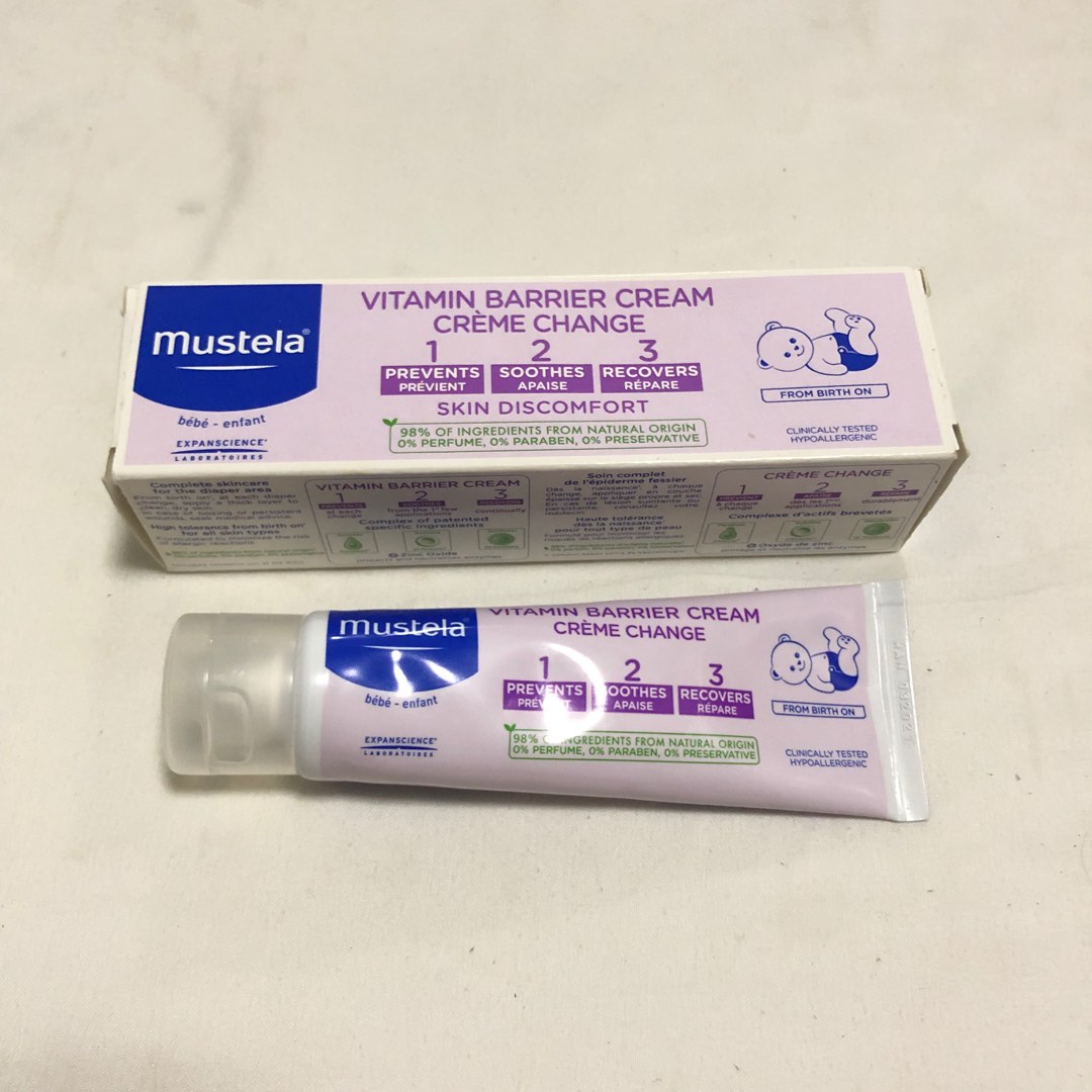 Mustela Barrier Cream 50ml, Babies & Kids, Bathing & Changing, Other ...
