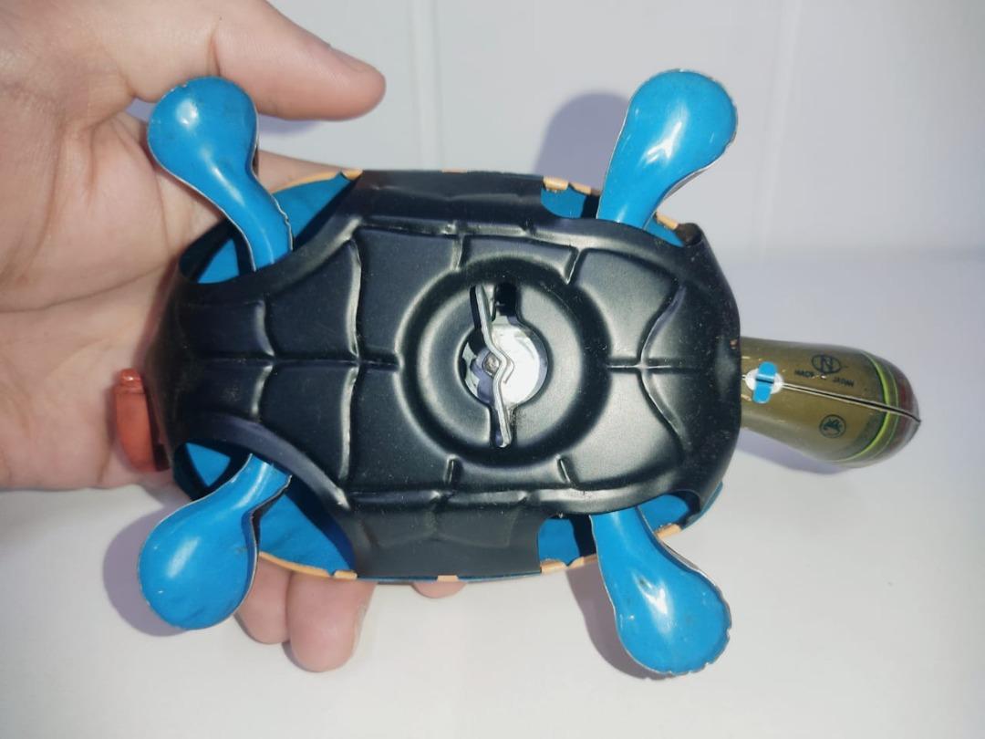 NAKAZAWA - WALKING TORTOISE WIND UP TURTLE TIN TOYS, Hobbies & Toys ...