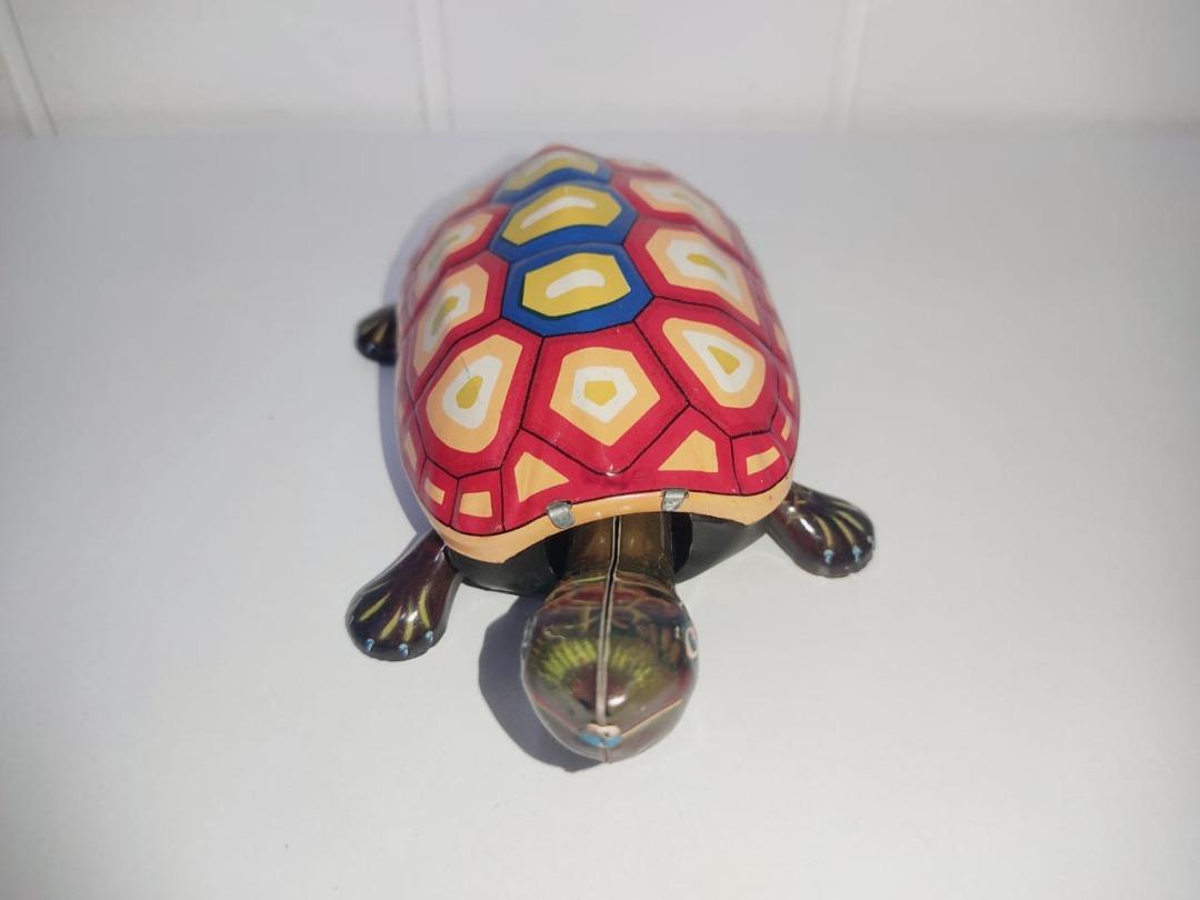 NAKAZAWA - WALKING TORTOISE WIND UP TURTLE TIN TOYS, Hobbies & Toys ...