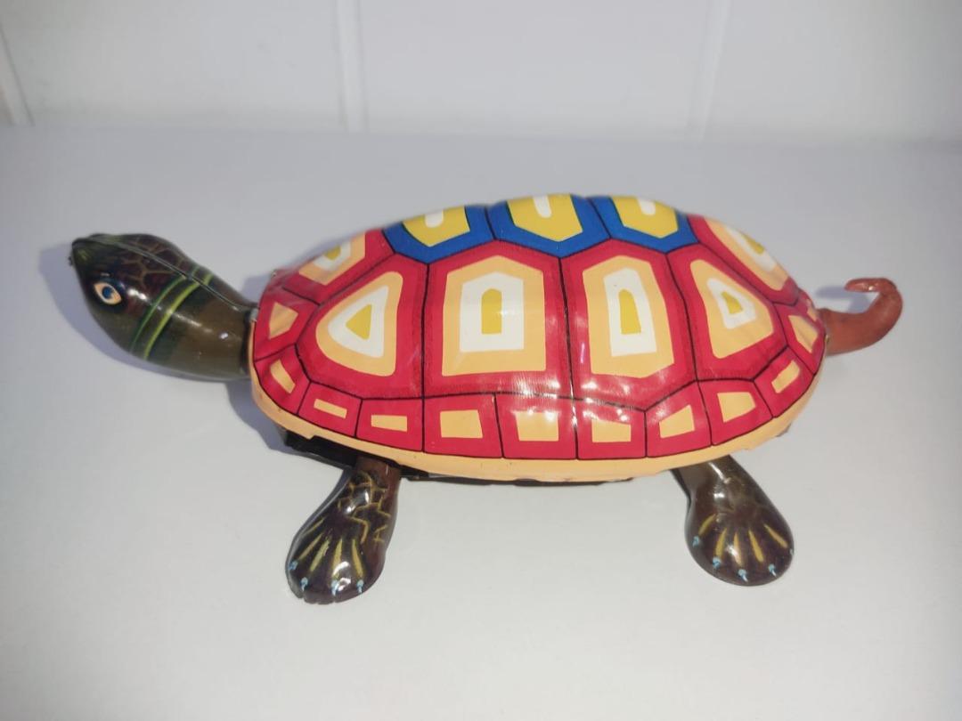 NAKAZAWA - WALKING TORTOISE WIND UP TURTLE TIN TOYS, Hobbies & Toys ...
