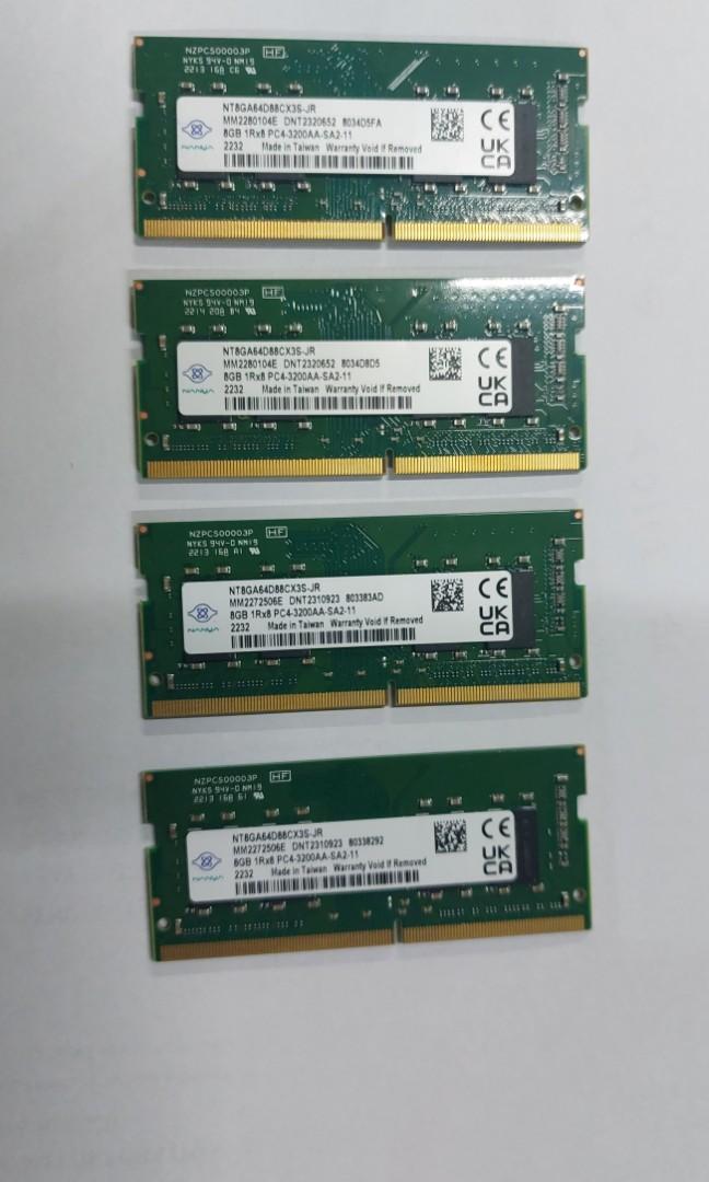 NANYA 8GB DDR4 3200MHZ, Computers & Tech, Laptops & Notebooks on Carousell