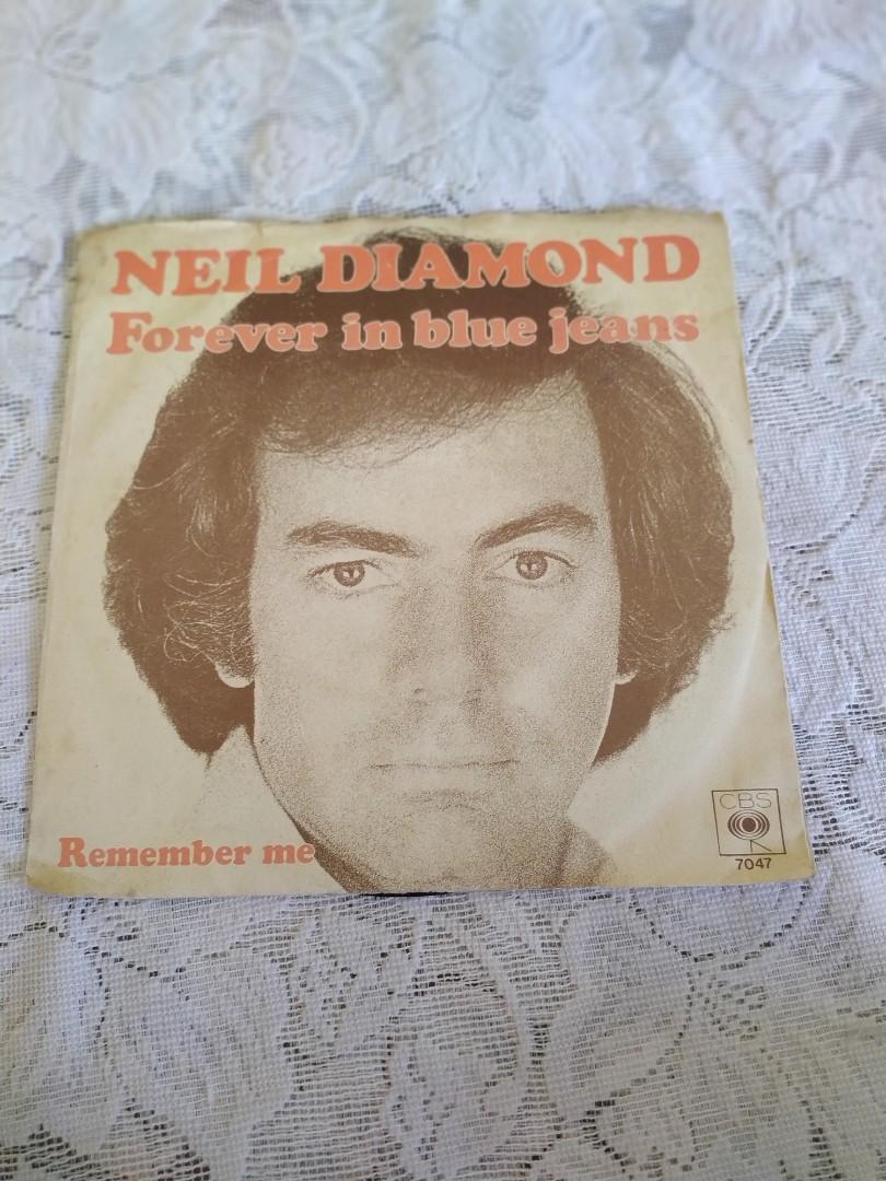 Neil Diamond - Forever In Blue Jeans (7" single) VINYL PLAKA, Hobbies ...