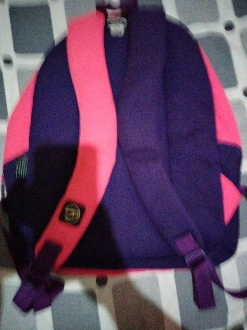 NeonPink/Eggplant Colored Hawk Backpack, Women's Fashion, Bags ...