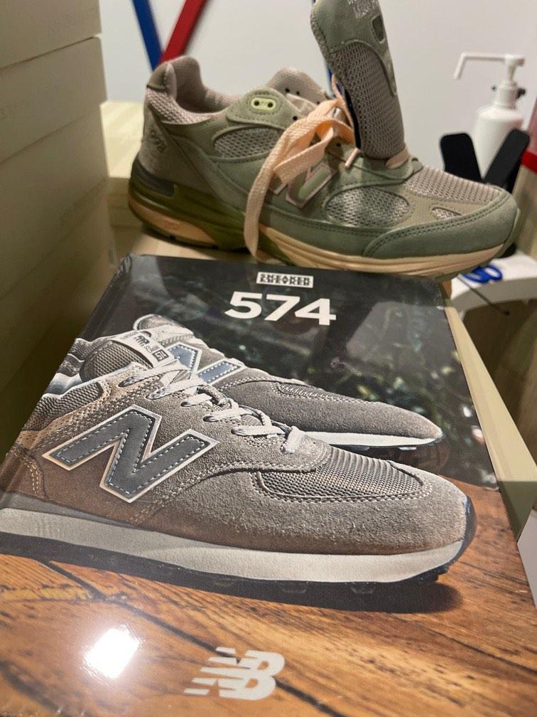 New Balance 993 JFG Sage Color way with Book, Men's Fashion, Footwear ...