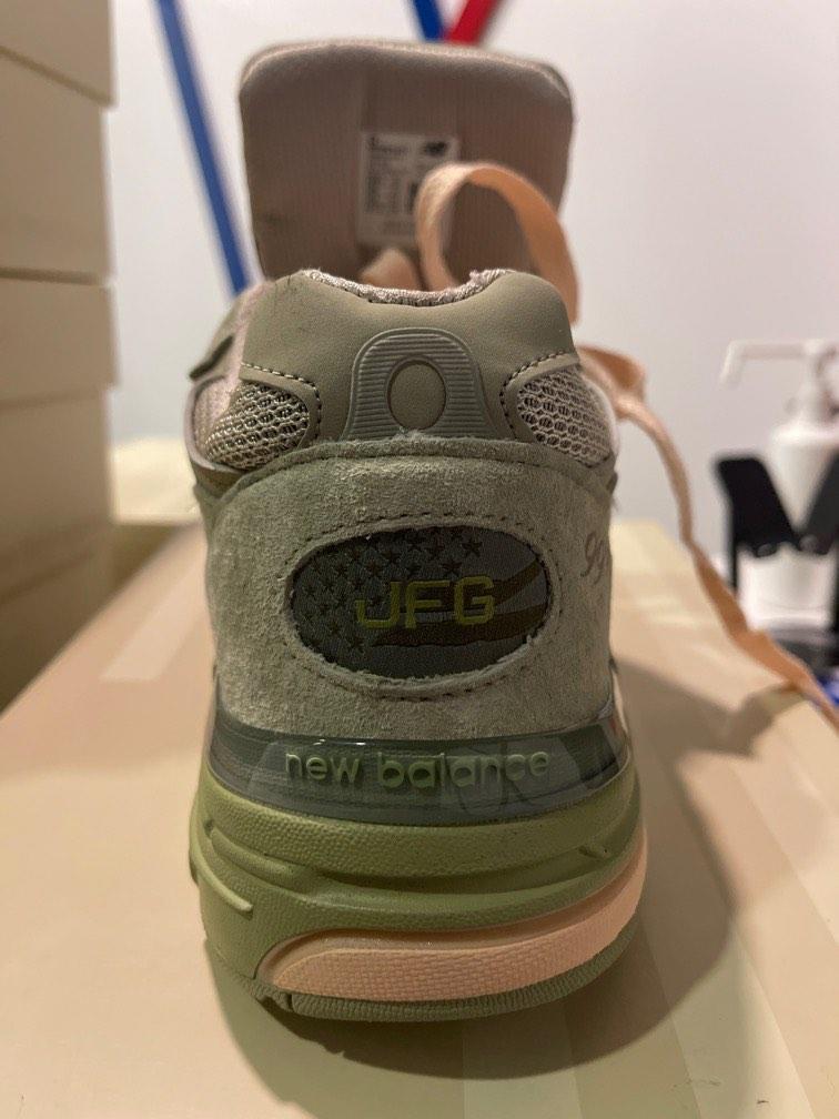 New Balance 993 JFG Sage Color way with Book, Men's Fashion, Footwear ...
