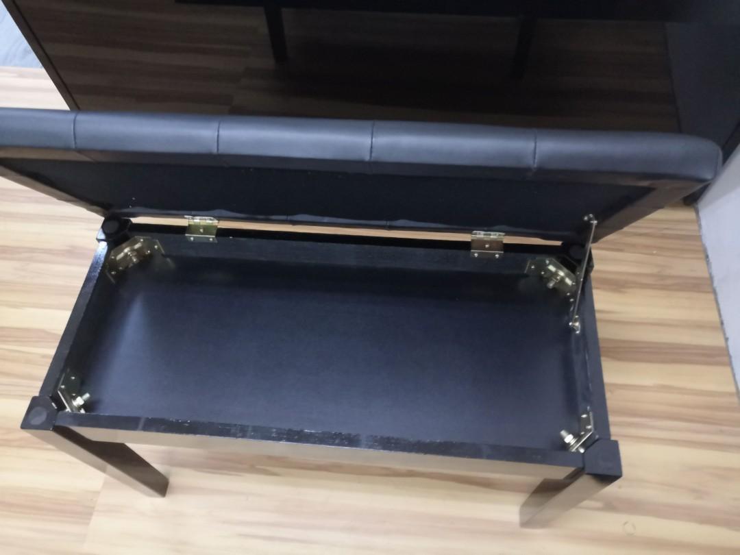 New piano bench, with storage box, Hobbies & Toys, Music & Media, Music ...