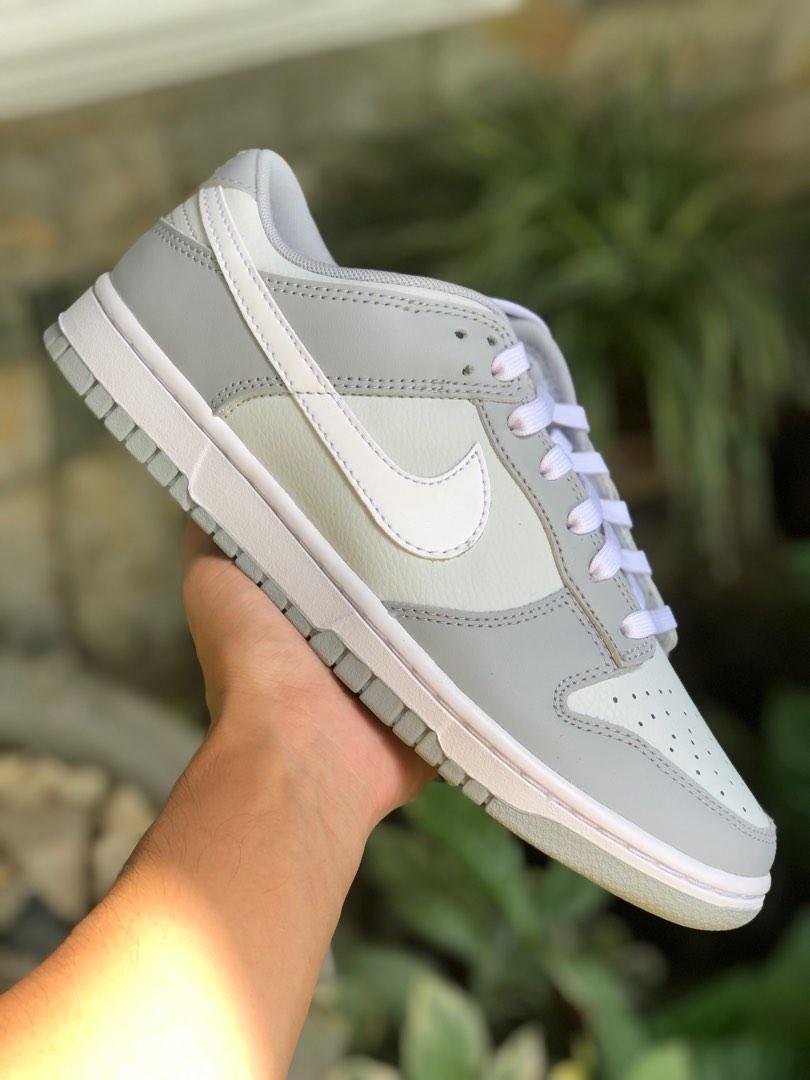 NIKE DUNK LOW TWO TONE GREY, Men's Fashion, Footwear, Sneakers on Carousell