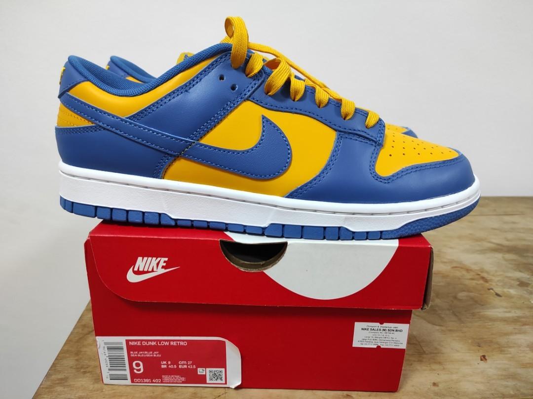 Nike Dunk Low UCLA, Men's Fashion, Footwear, Sneakers on Carousell