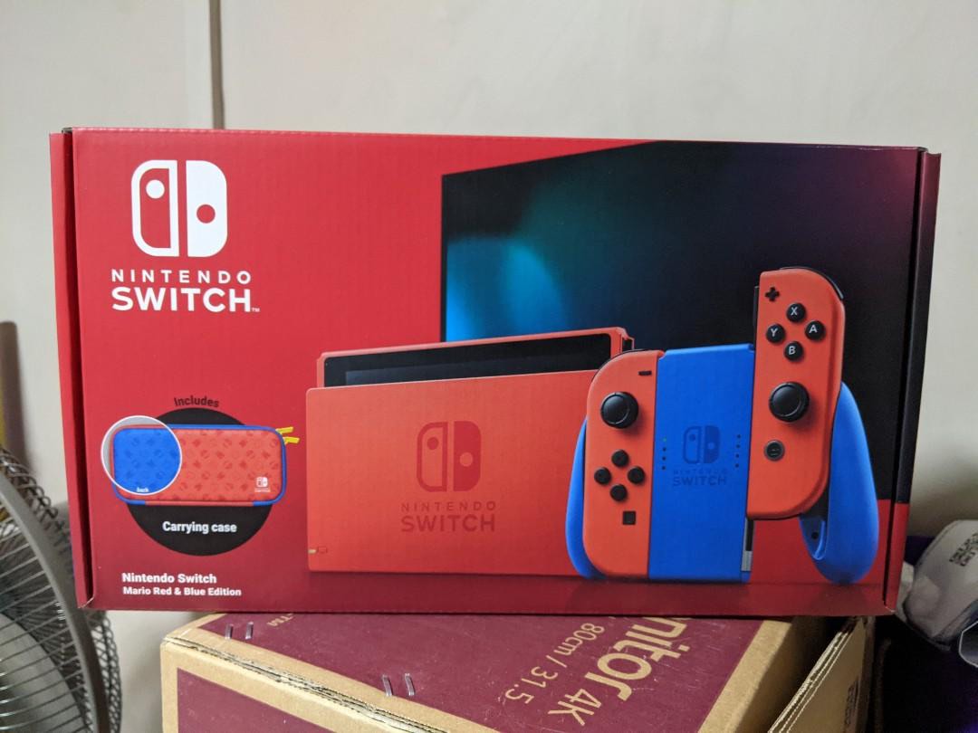 Nintendo Switch Gen 2 ( Mario Limited Edition ), Video Gaming, Video ...