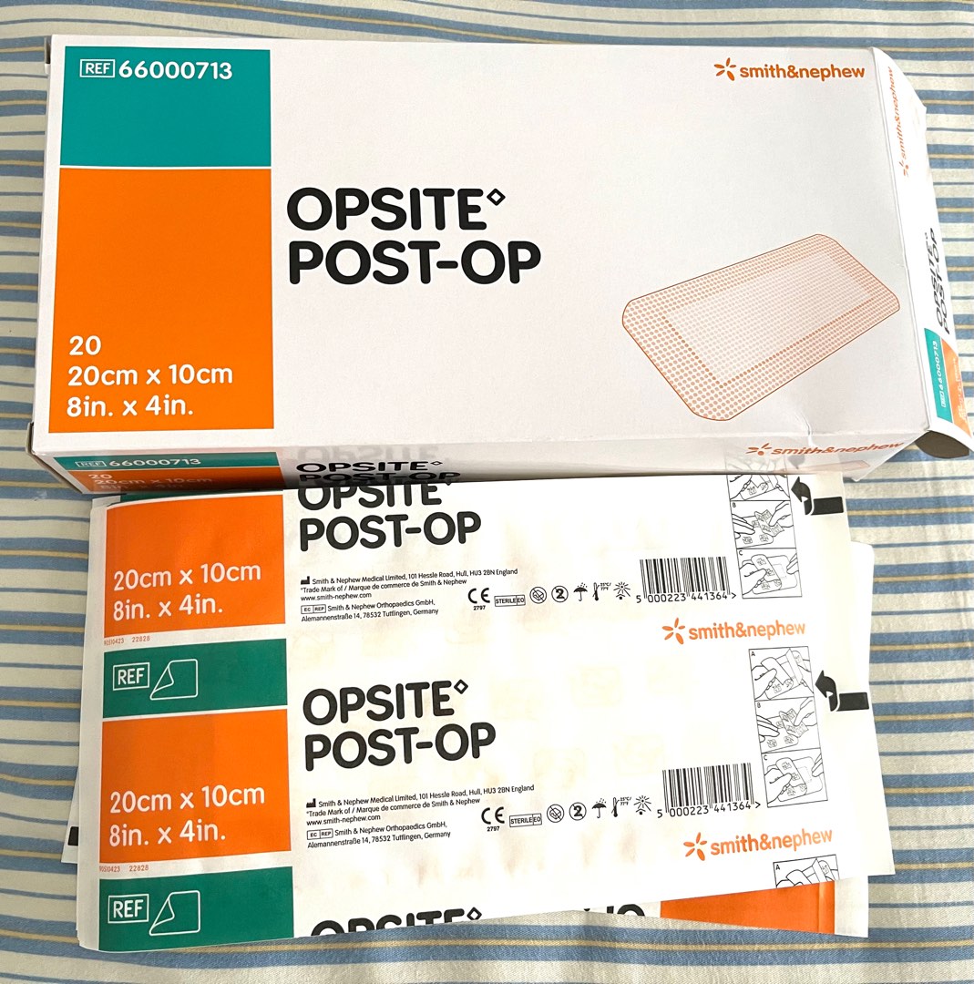 Opsite Post Op 20x10 cm, Health & Nutrition, Medical Supplies & Tools ...