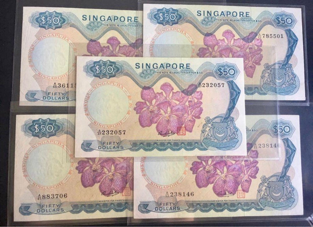 Orchid $50 Notes Series, Hobbies & Toys, Memorabilia & Collectibles ...