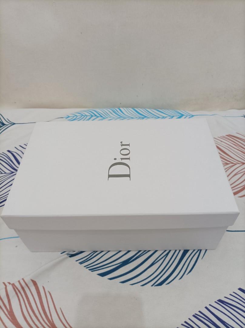 Original Dior shoe box with card, Luxury, Bags & Wallets on Carousell