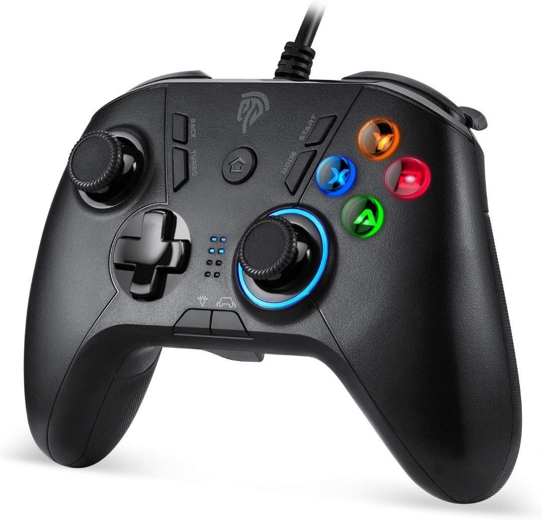 P232 EasySMX PC Gaming Controller, Gamepad Adjustable LED with ...