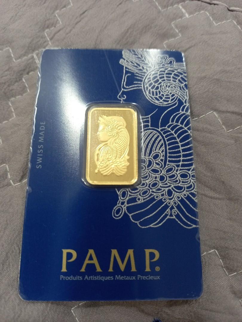 PAMP 10g Gold Bar, Hobbies & Toys, Memorabilia & Collectibles, Currency on Carousell