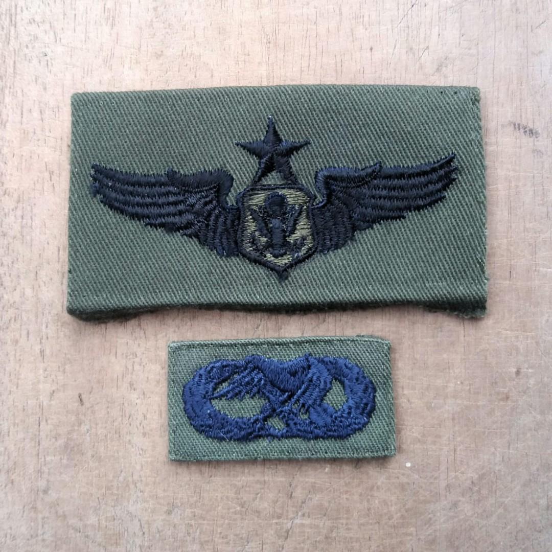 Patch Badge Us Army USAF Second Original Cabutan, Fesyen Pria ...