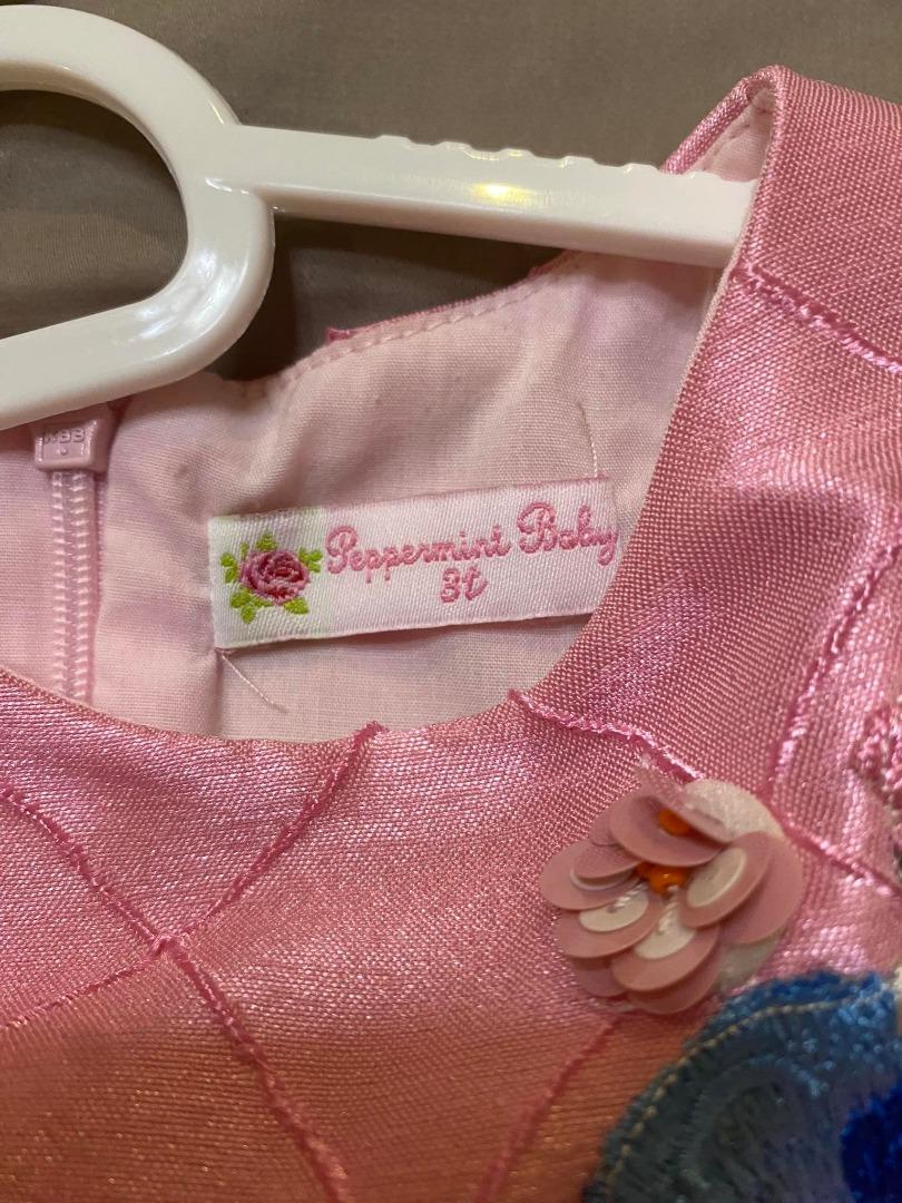 Peppermint Baby Pink Formal Party Dress 3t, Babies & Kids, Babies ...