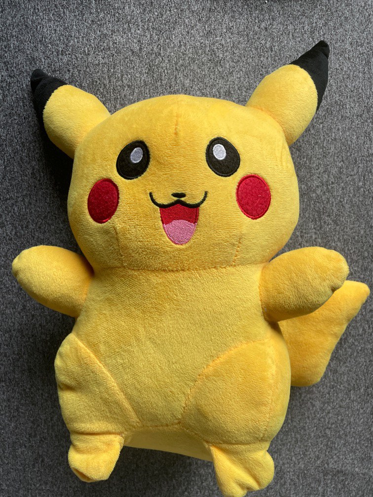 Pikachu Stuffed Toy, Hobbies & Toys, Toys & Games on Carousell