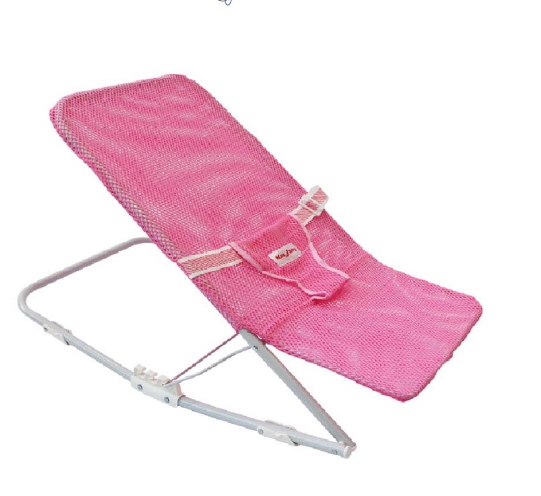Pink Baby Mesh Bouncer with Extra Mesh, Babies & Kids, Baby Nursery ...
