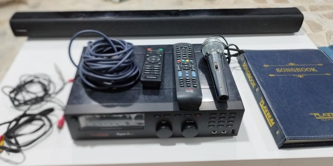 Platinum Reyna 3 Videoke set with Platinum soundbar, Audio, Other Audio ...