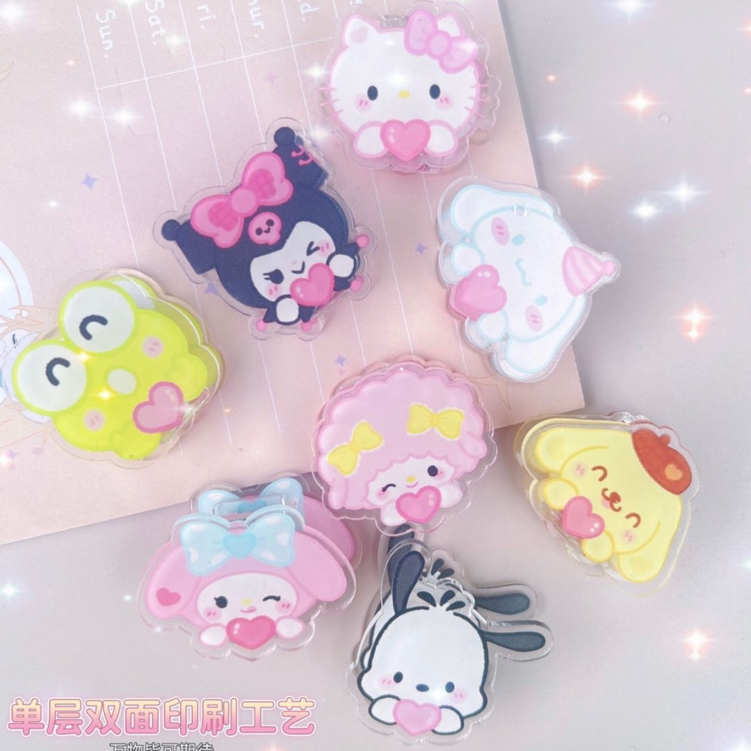 (po) sanrio clips, Hobbies & Toys, Stationery & Craft, Art & Prints on ...