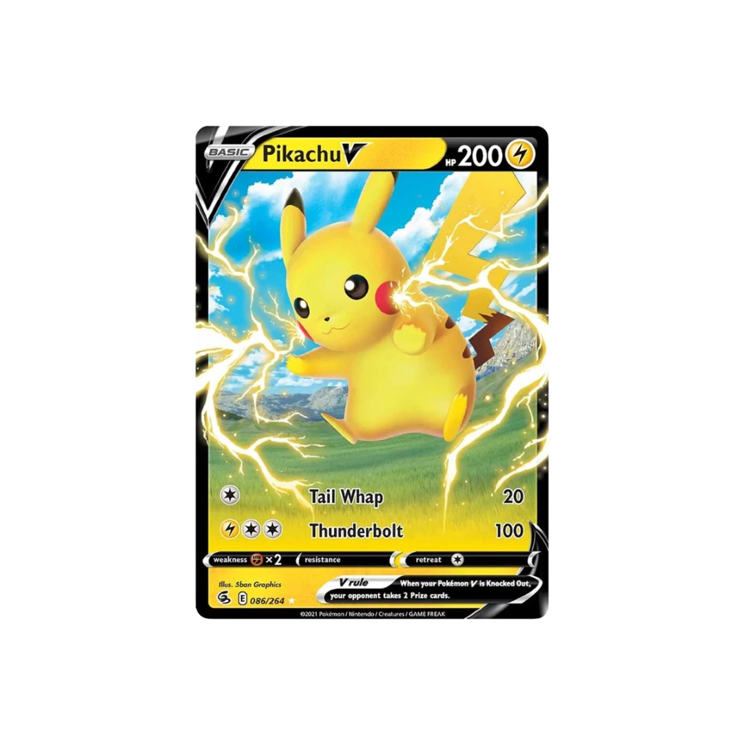 Pokemon Pikachu V Card, Hobbies & Toys, Toys & Games on Carousell