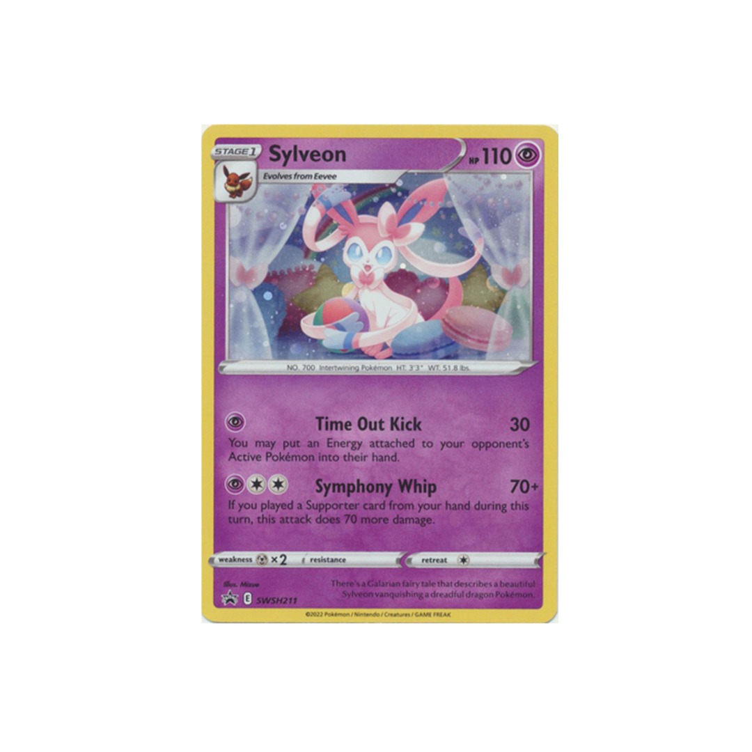 Pokemon Sylveon Promo Card (SWSH211), Hobbies & Toys, Toys & Games on ...