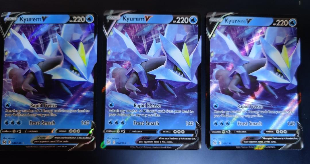 Pokemon TCG Card Kyurem V, Hobbies & Toys, Toys & Games on Carousell