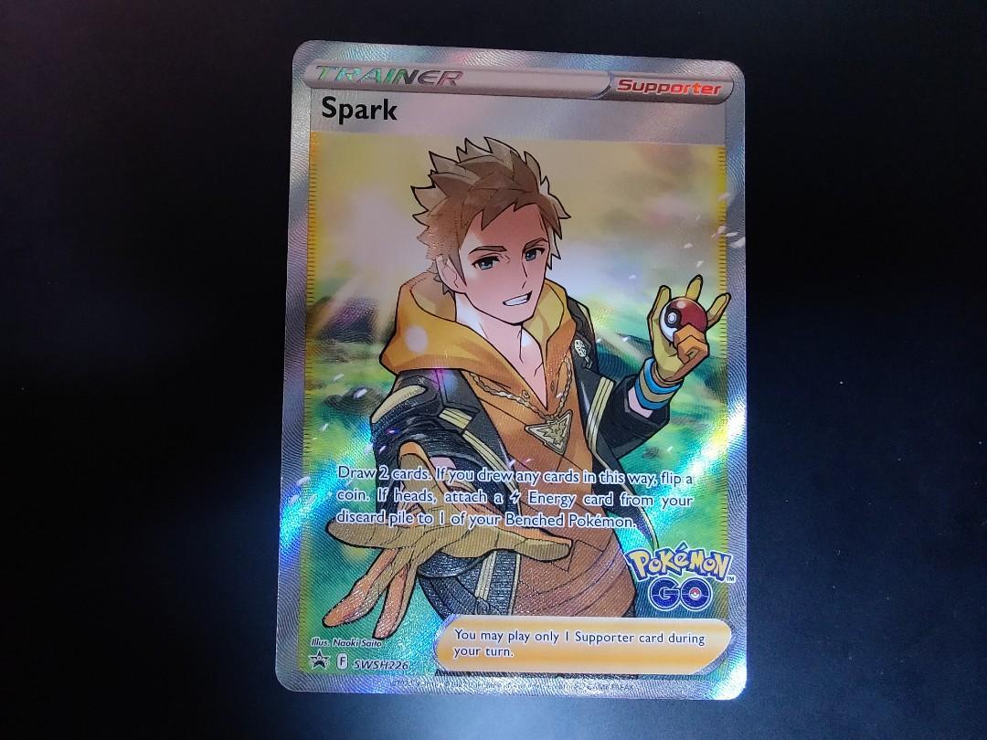 Pokemon TCG Card Spark Full Art Supporter Card, Hobbies & Toys, Toys ...