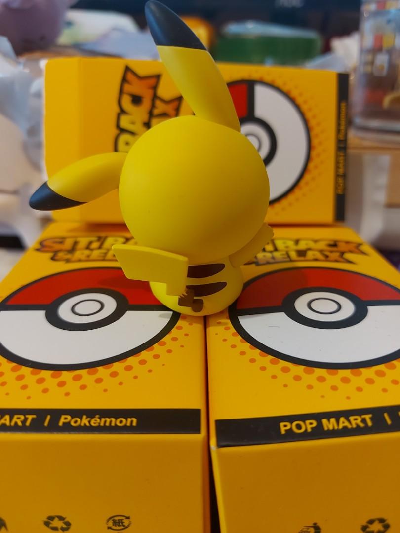 pop mart 寵物小精靈 pokemon 傻鴨 比卡超 popmart, 興趣及遊戲, 玩具 & 遊戲類 - Carousell