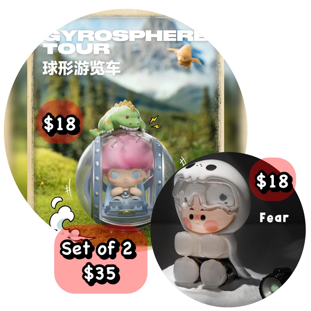 Popmart dimoo Jurassic world pino jelly how are you feeling today ...