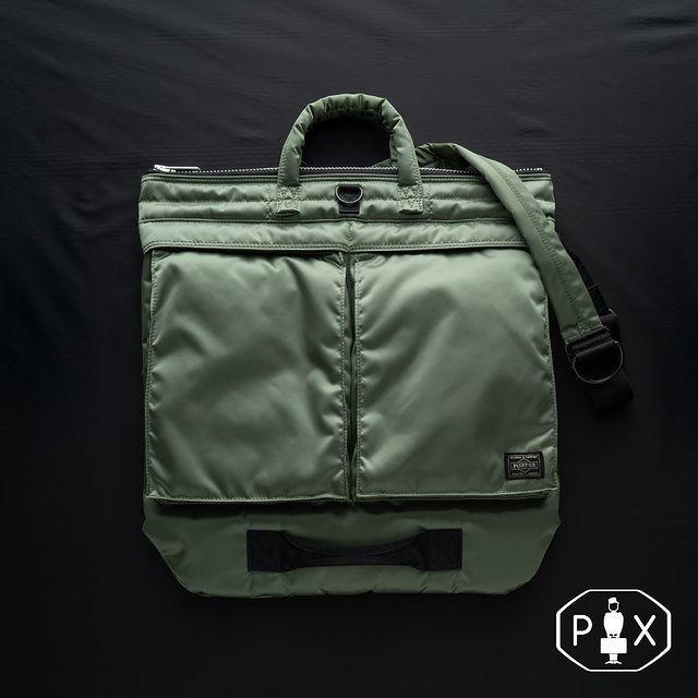 YOSHIDA PORTER EXCHANGE PX TANKER 2WAY HELMET BAG (L), Men's Fashion ...