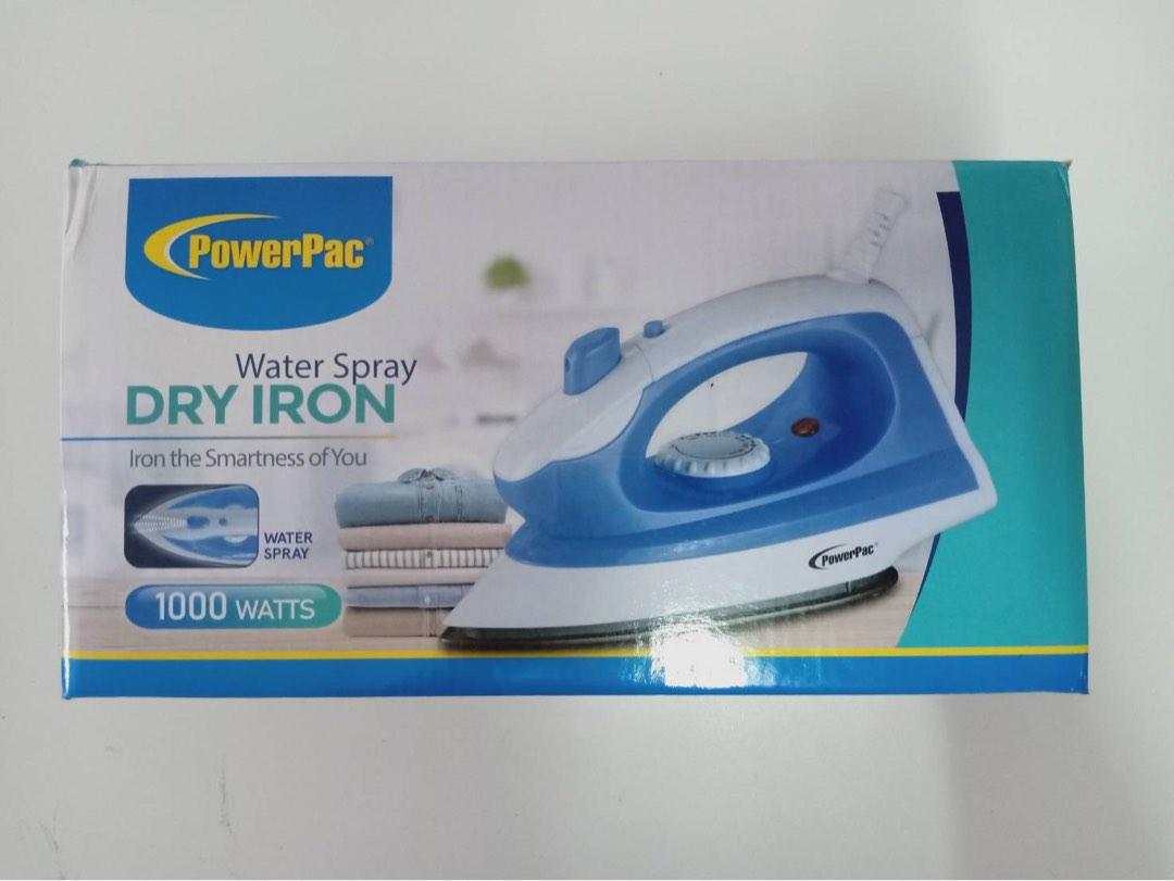 PowerPac Water Spray Dry Iron, TV & Home Appliances, Irons & Steamers ...
