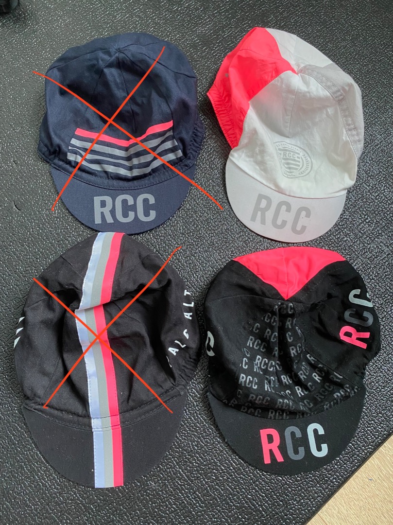 Rapha RCC Caps, Sports Equipment, Bicycles & Parts, Parts & Accessories ...