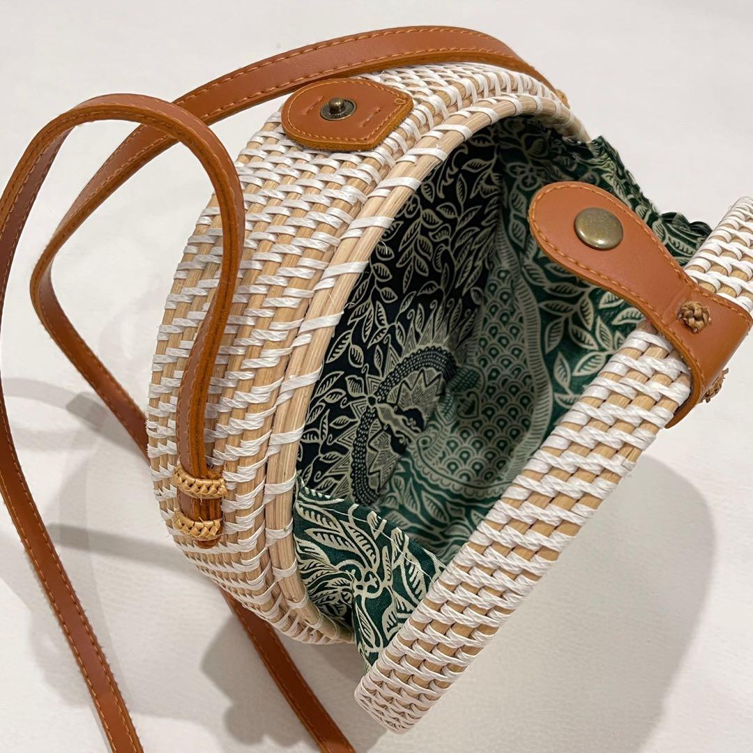 Rattan Bag with Batik lining, Women's Fashion, Bags & Wallets, Cross ...