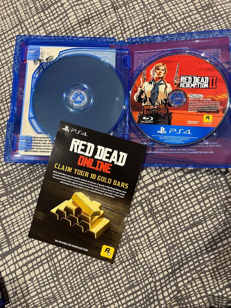 Red Dead Redemption 2 + Gold Bar Code, Video Gaming, Video Games ...