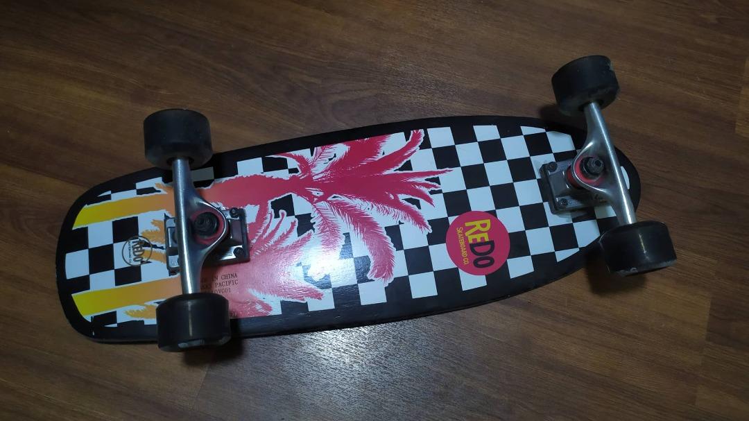ReDo Skateboard Shorty Cruiser Palm Skateboard, Sports Equipment ...