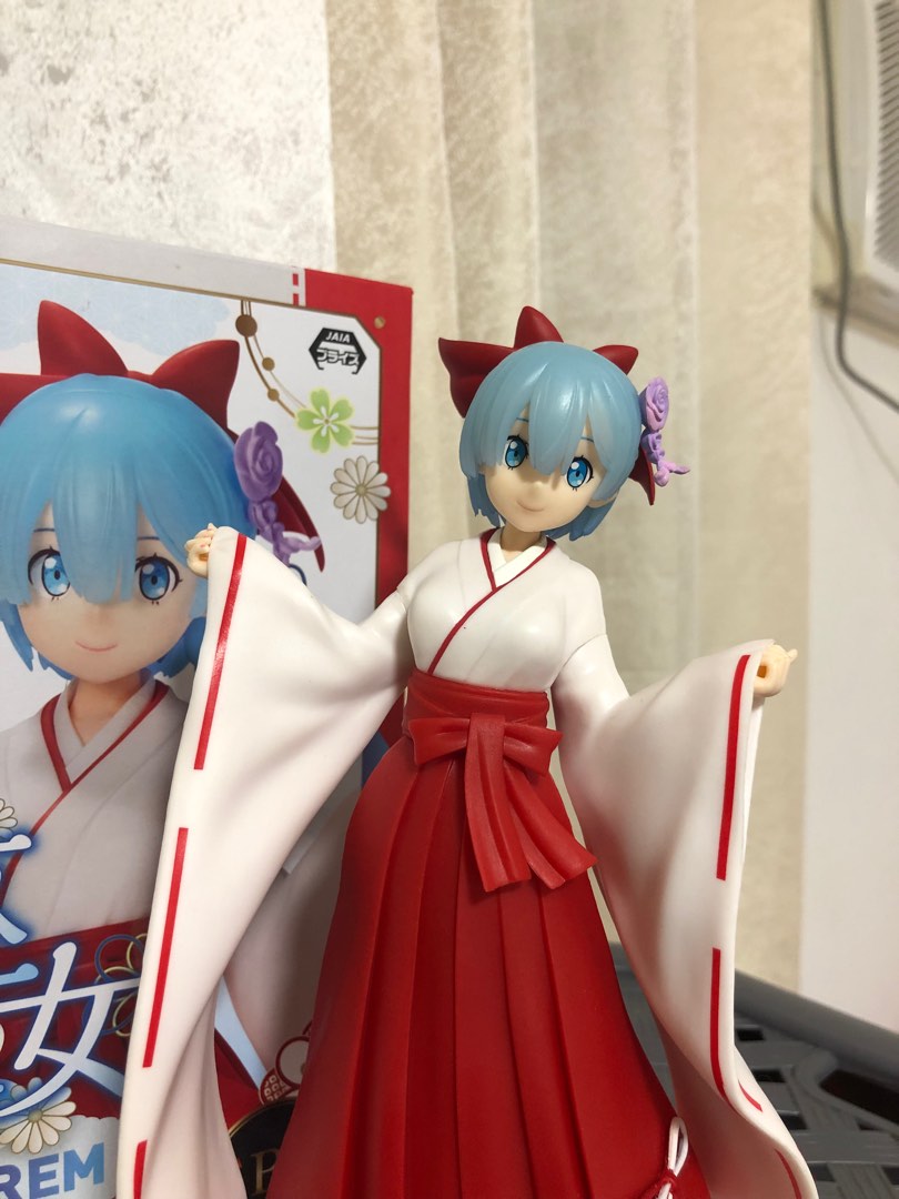 Rem re:zero anime figurine, Hobbies & Toys, Toys & Games on Carousell