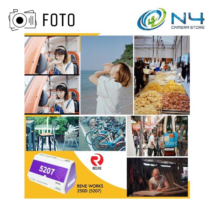 Rene Works Motion Movie Film 200T, 250D, 500T (135/35mm) Repack from ...