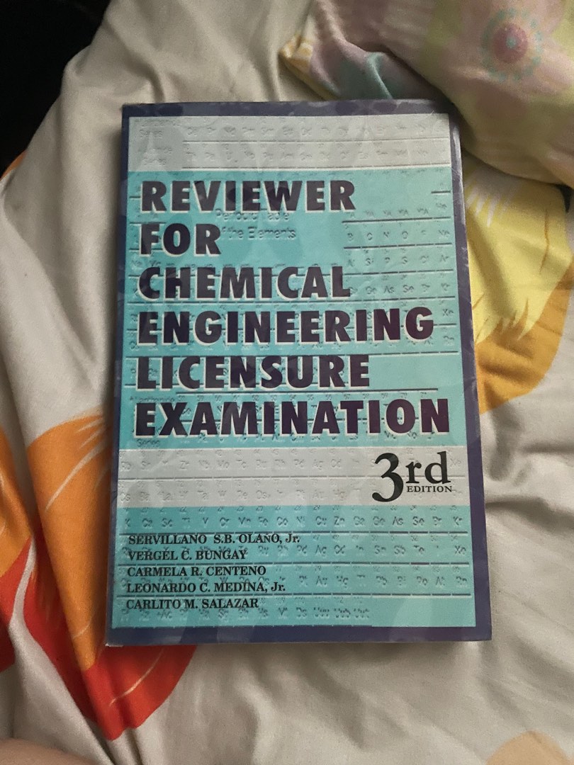 Reviewer for Chemical Engineering Licensure Exam, Hobbies & Toys, Books ...