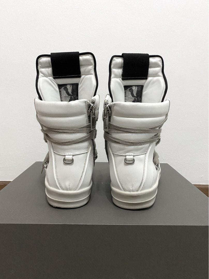 Rick Owens Mega Lace Geobasket, Luxury, Sneakers & Footwear on Carousell