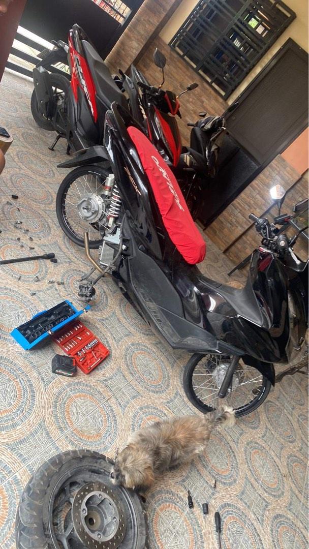 Rimset for pcx 160, Motorbikes, Motorbike Parts & Accessories, Tires ...