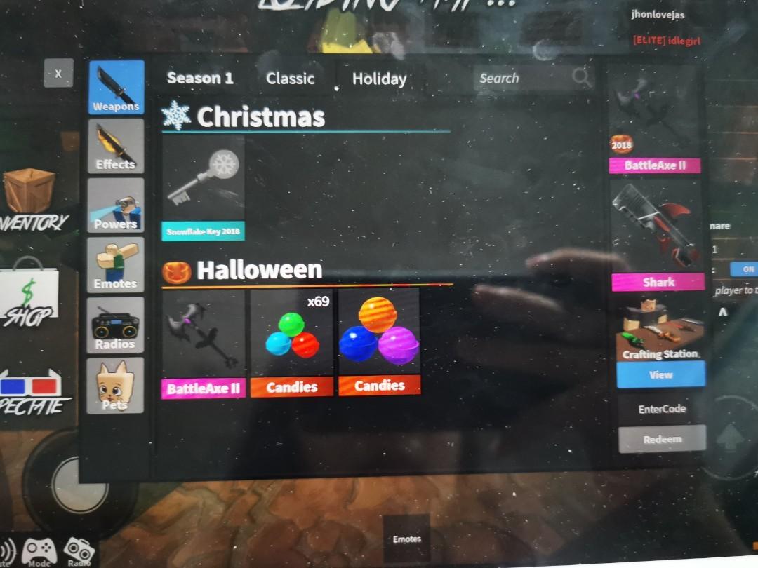 Roblox MM2 weapons, Video Gaming, Gaming Accessories, In-Game Products ...