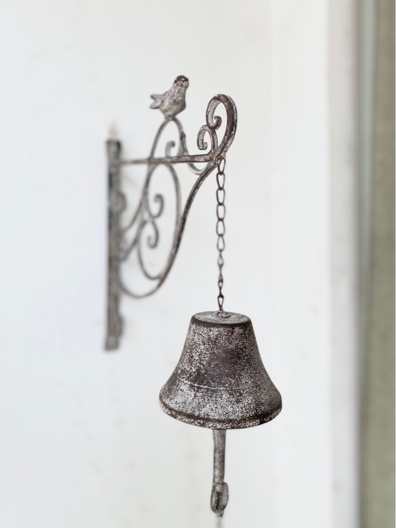 Rustic wall Mount large bird bell doorbell, Furniture & Home Living ...