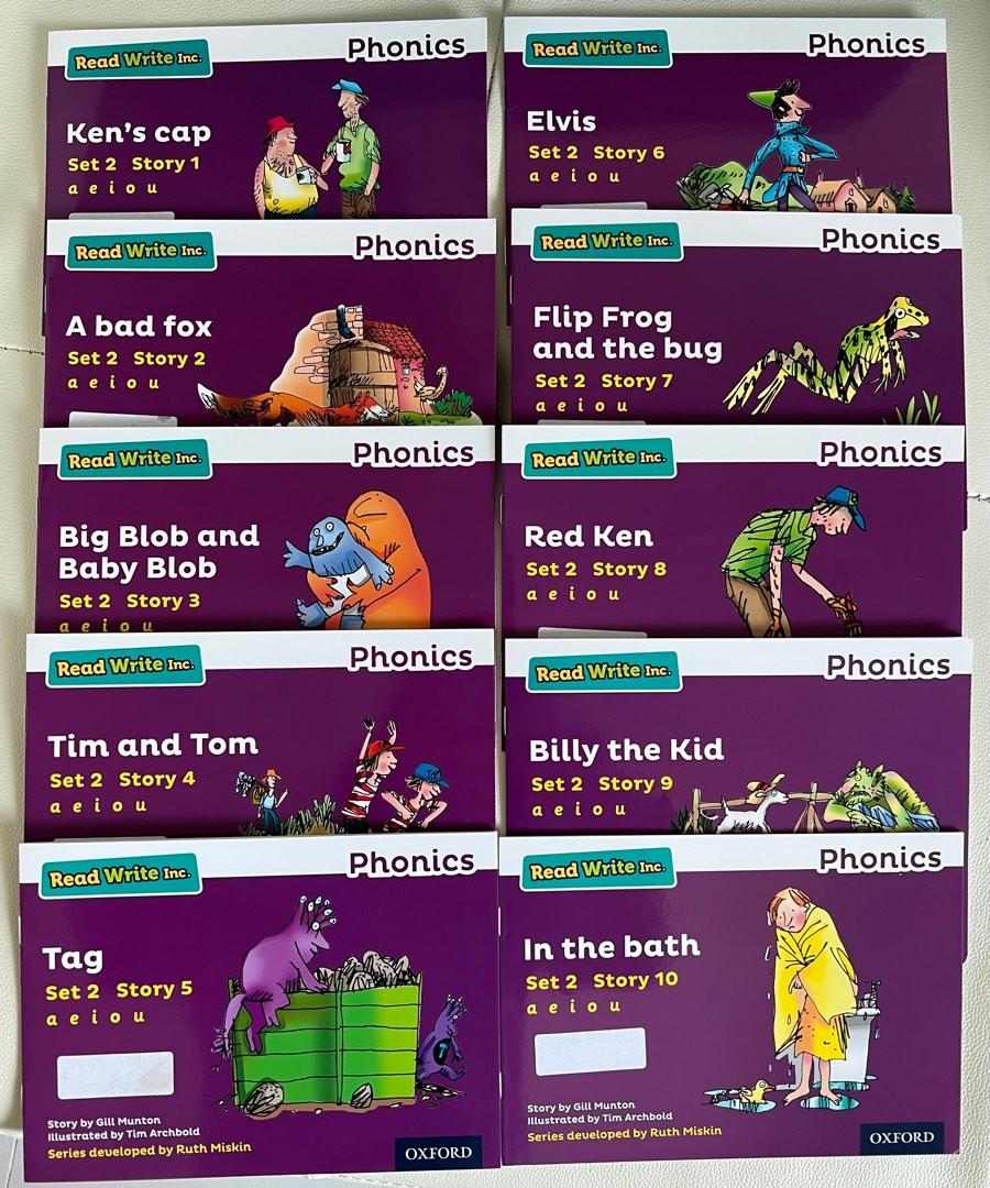 Oxford RWI purple紫書#1-10, 興趣及遊戲, 書本 & 文具, 書本及雜誌 - 補充練習 - Carousell