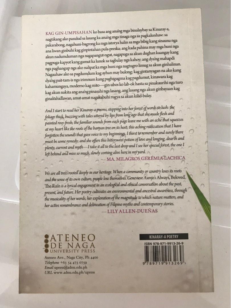 Sa Gihapon, Palangga, Ang Uran Always, Beloved, the Rain Mga Binalaybay ...