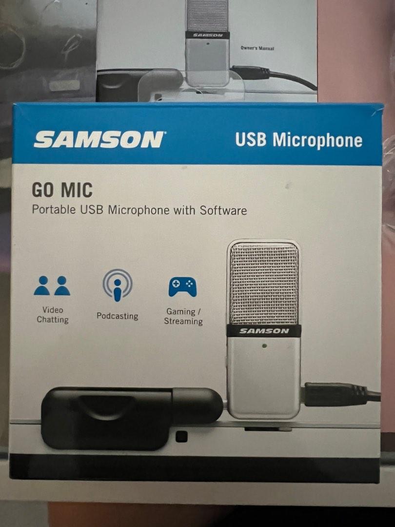 Samson GO MIC CLIP ON Portable USB Condenser Microphone, Audio ...