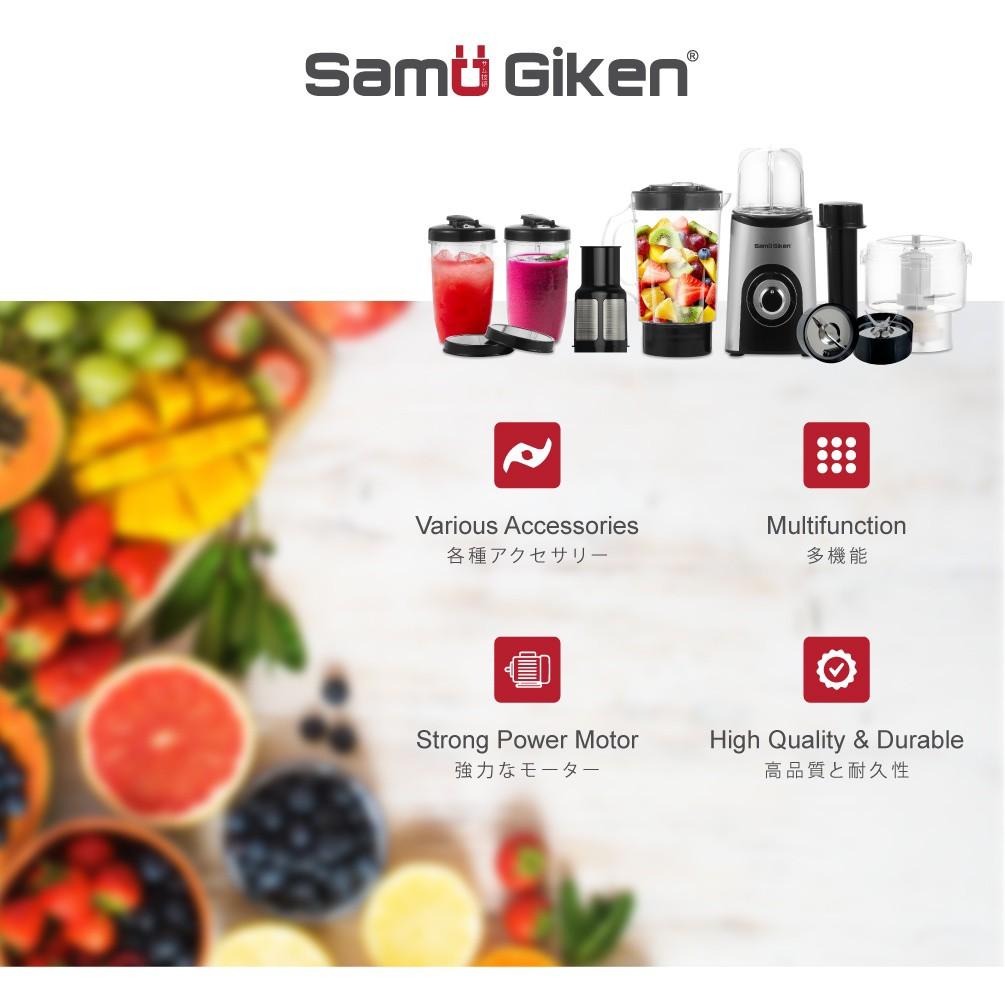 SAMU GIKEN - 12 in 1 Multifunction Blender Set SG-MFB1400B, TV & Home ...
