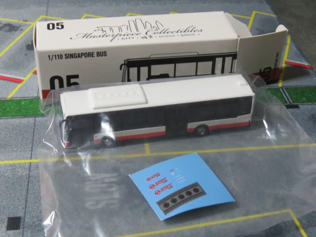 Set of 4 Masterpiece Collectibles 1/110 Singapore bus Mercedes-Benz ...