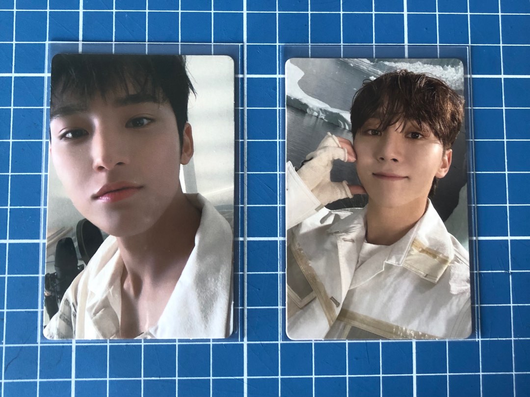 Seventeen svt official album photocards mingyu boo seungkwan photocard attacca op 1 sector 17 ...