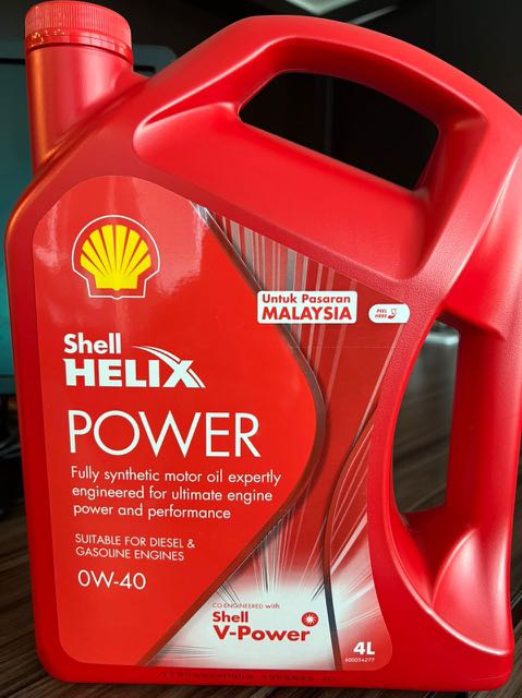 Shell helix power 0w-40, Auto Accessories on Carousell